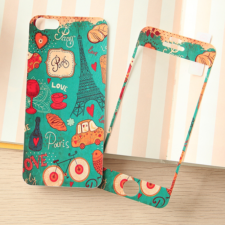 Cute Pattern Iphone Screen Protector (front And Back) on Luulla